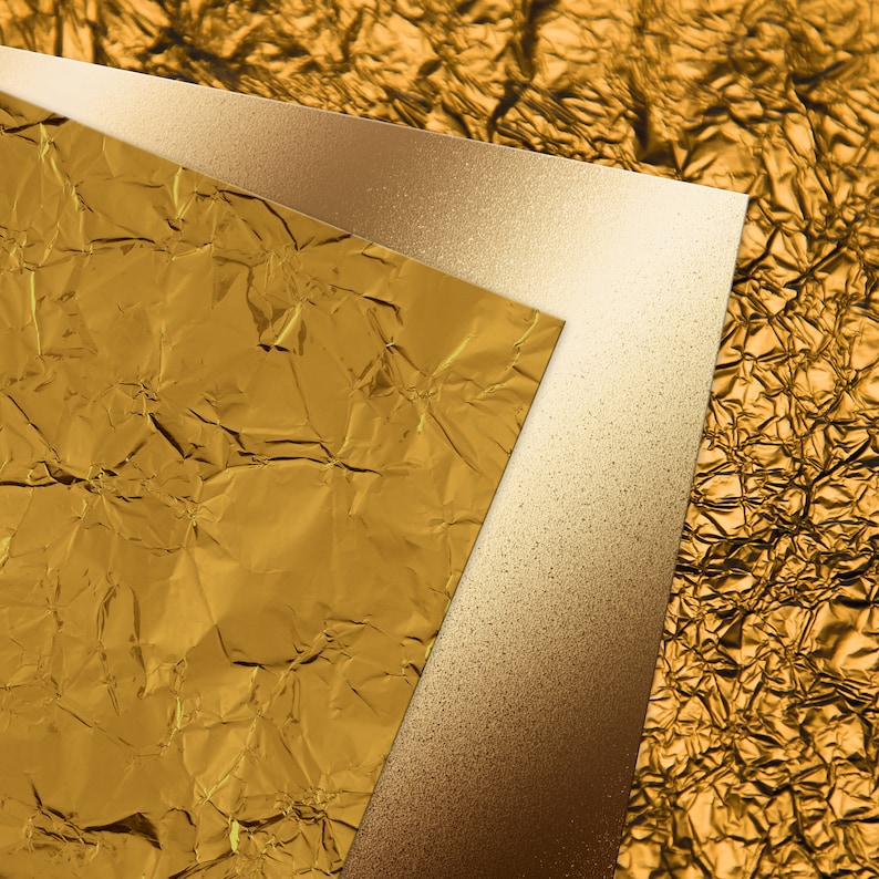 Gold Foil Digital Paper Gold Textures Gold Foil Textures - Etsy