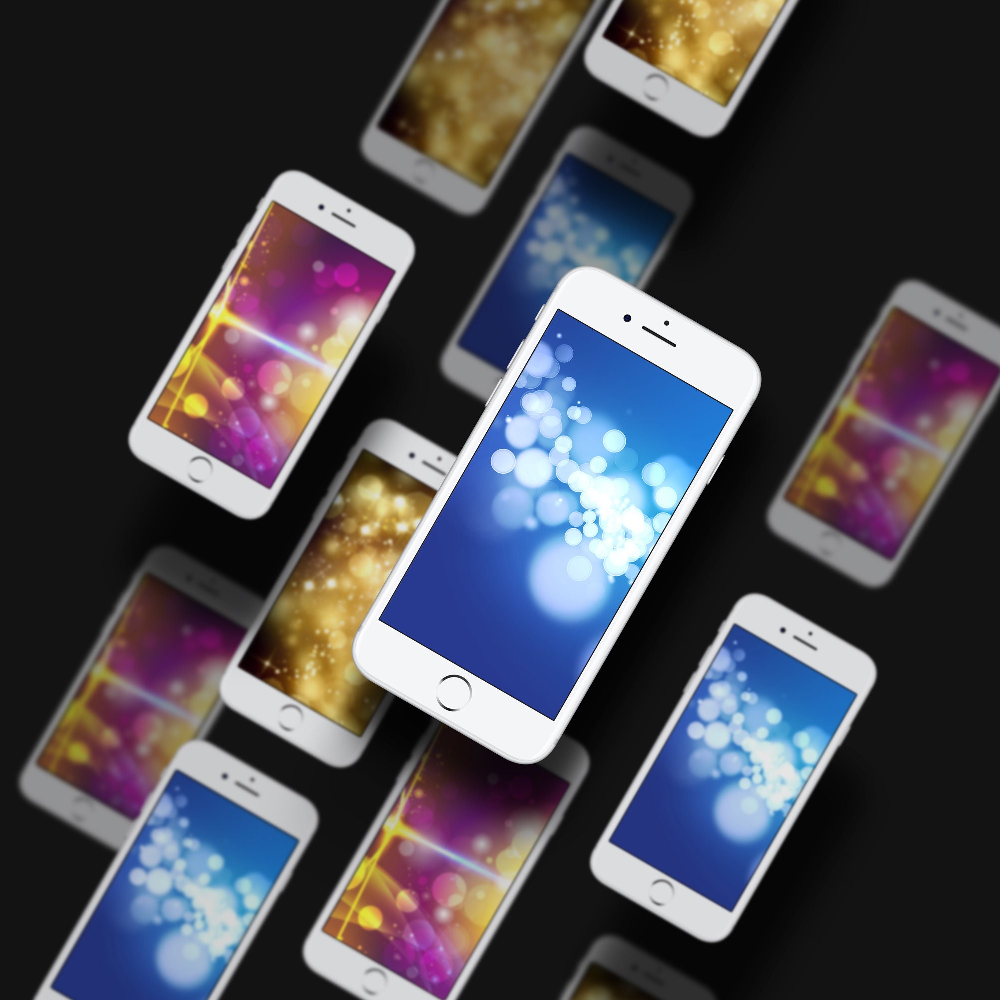 Bokeh Light Digital Paper Glitter Light Clipart Digital - Etsy