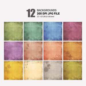 Vintage Color, Digital Paper, Grunge Paper, Decorative Paper, Grunge ...