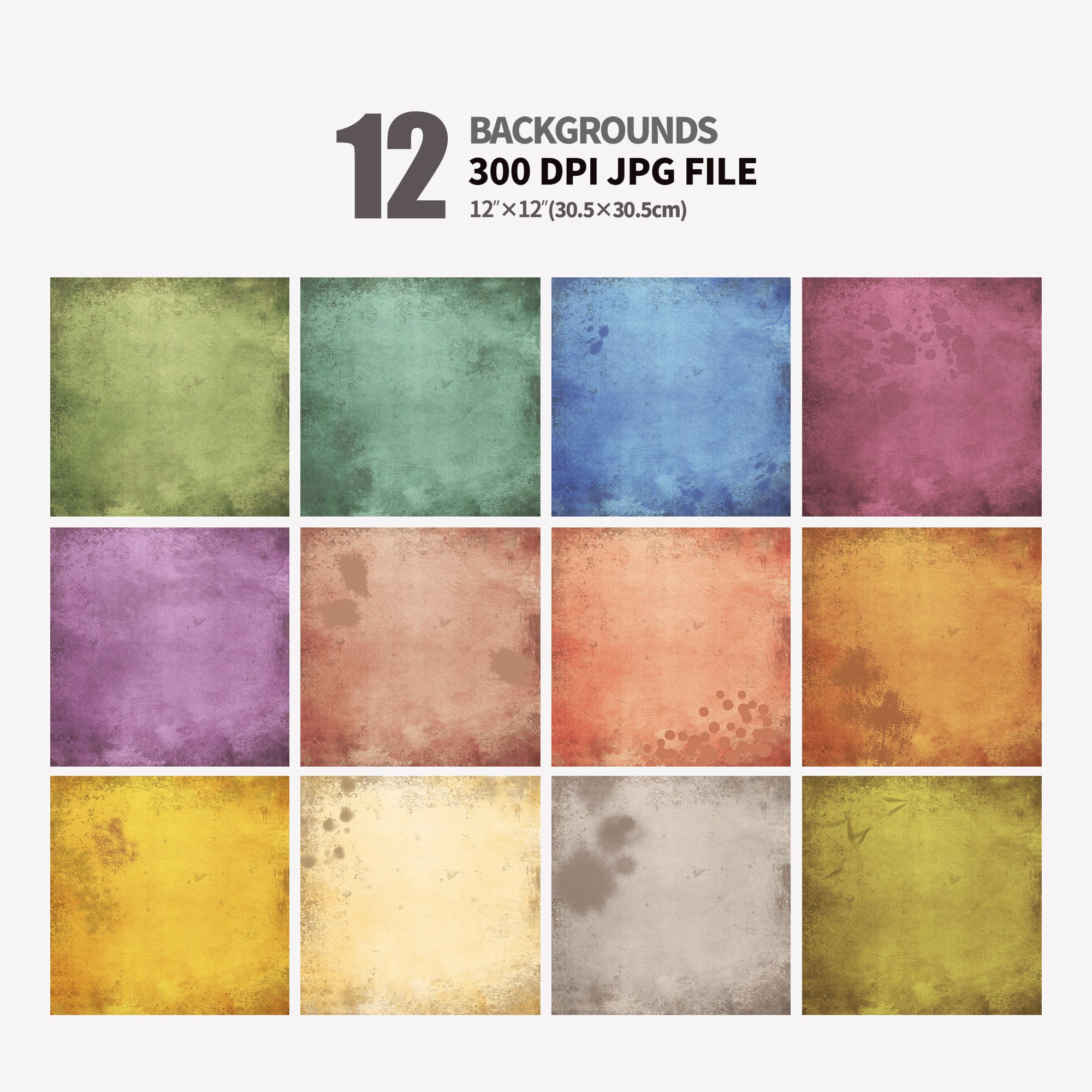 Vintage Color, Digital Paper, Grunge Paper, Decorative Paper, Grunge ...