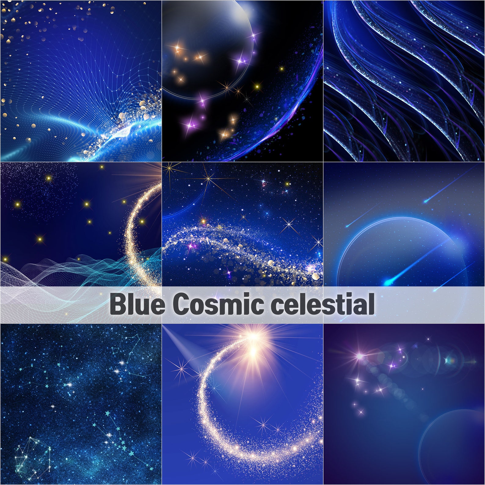 Cosmic Celestial,blue Glitter,backgrounds Textures,star Dust,solay ...