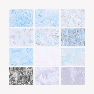 Pastel Marble Digital Paper, 12 Marble Textures Digital Paper Pack ...