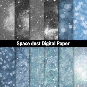 Dust and Grunge Textures, Space Background, Grunge Digital Paper ...