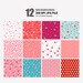 Valentine's Day Digital Paper Scrapbook Paper Love Valentine Pattern ...
