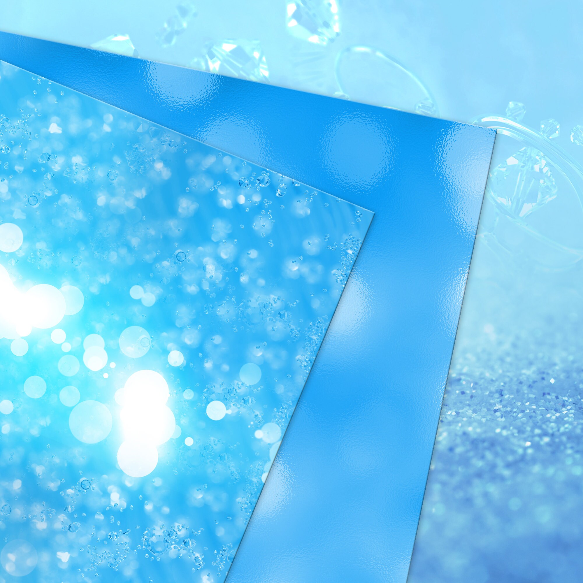 Glittering Blue, Digital Paper,summer Backgrounds, Printable ...