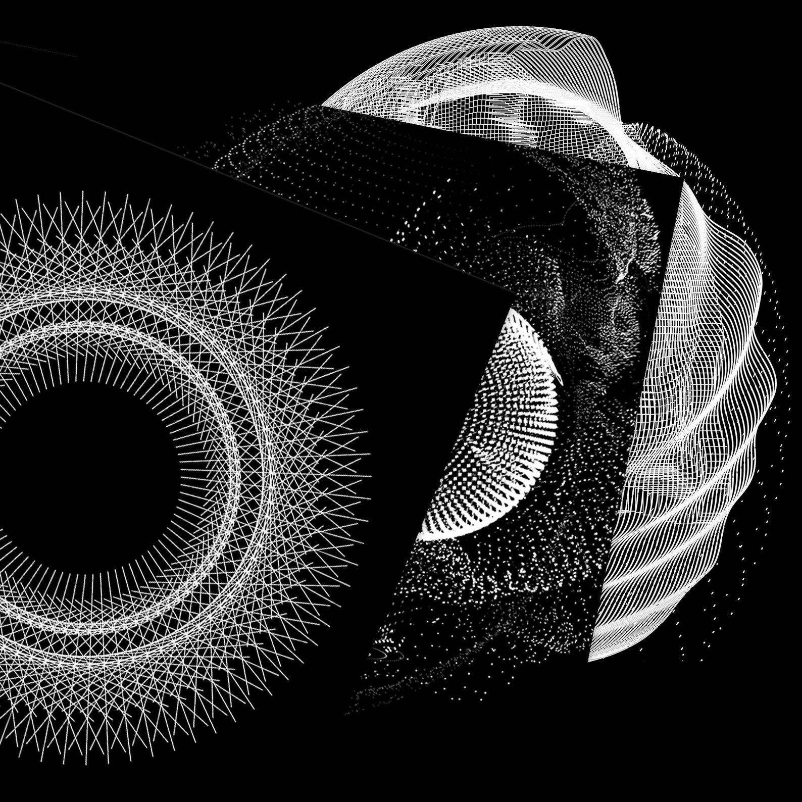 Circle Shape Clip Art Abstract Clipart Line Art Texture JPG - Etsy