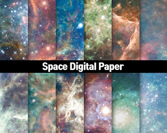 Night Sky Digital Paper, Starry Skies Digital Paper, Star Digital Paper ...