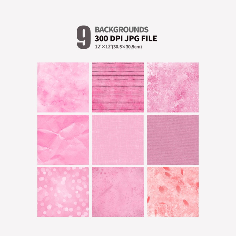 Pink Digital Paper, Scrapbook Papers, Background, Commercial Use ...