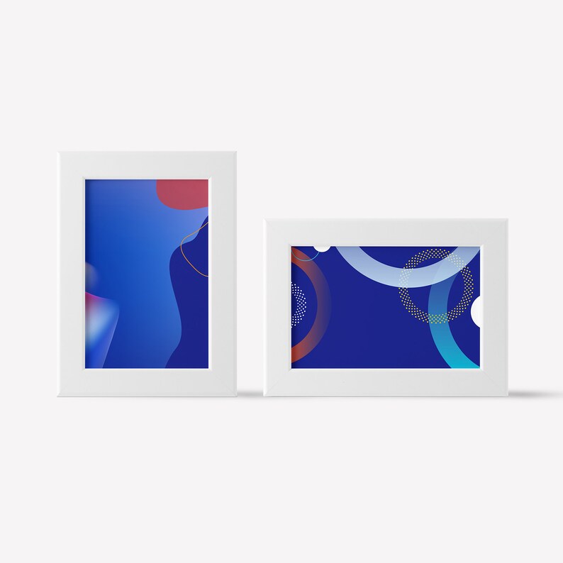 Geometric Digital Paper, Shapes Background, Geometric Scrapbooking ...