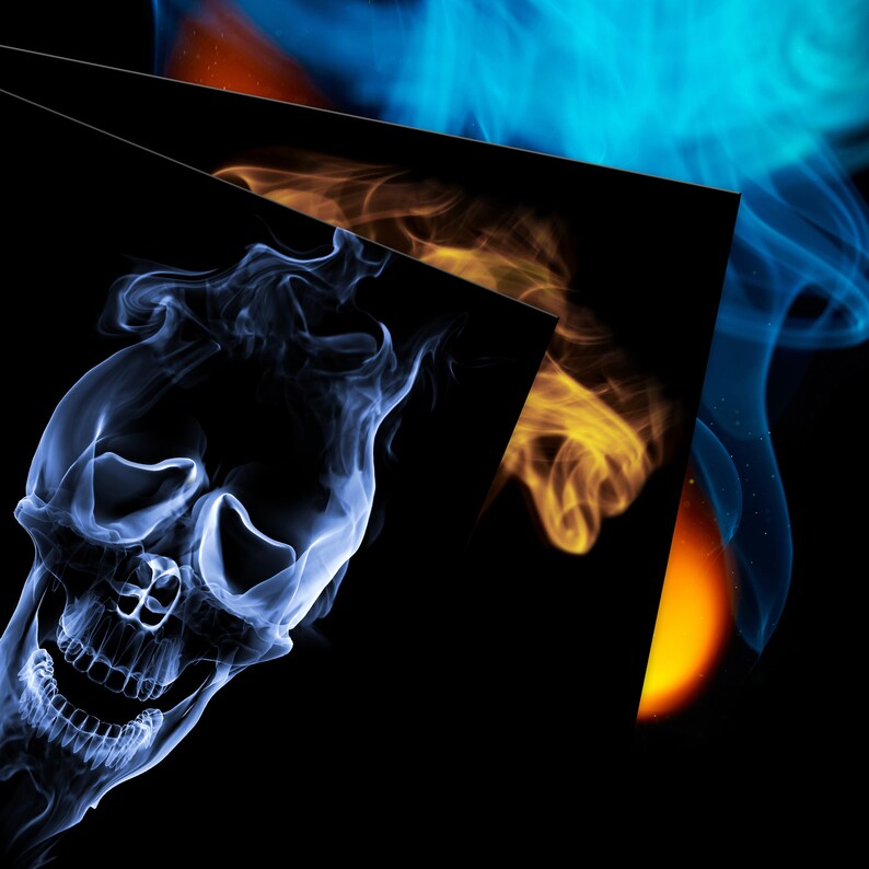 Match Fire, Flame, Skull, Skeleton, Fire, Instant Download, Smoke ...