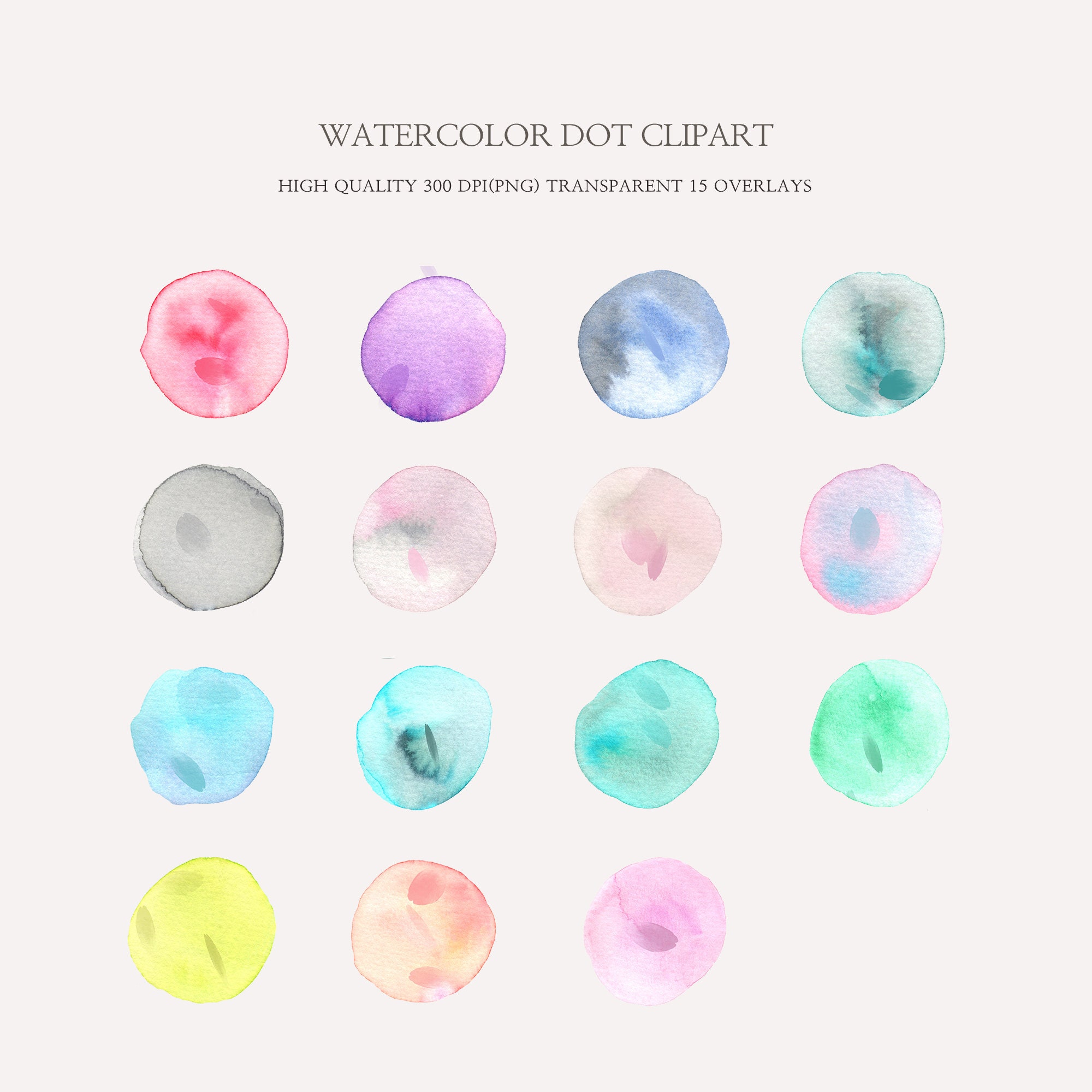 Ink Splatter Art Rainbow Watercolor Dot Clipart PNG Images - Etsy