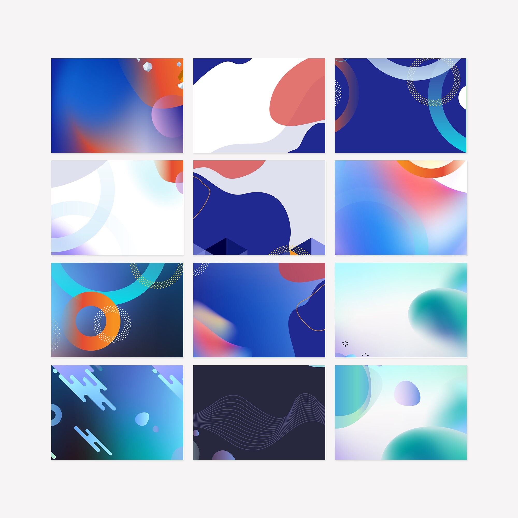 Geometric Digital Paper, Shapes Background, Geometric Scrapbooking ...