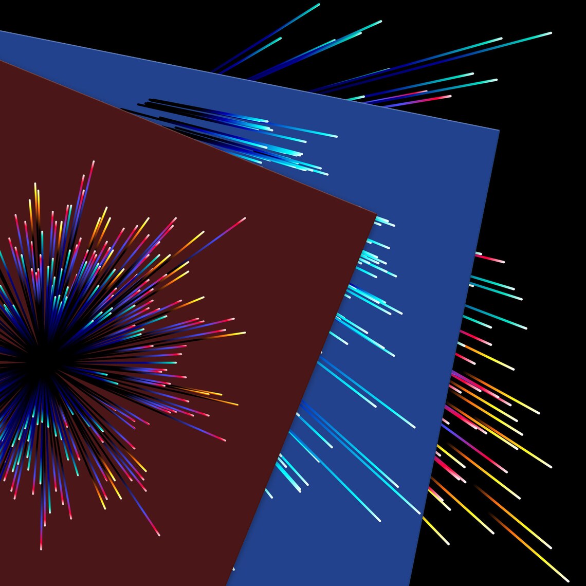 PNG File Colorful Gradient Luminous Radiation Lines - Etsy UK