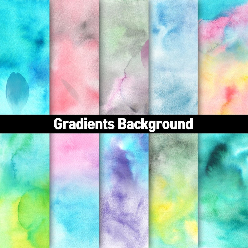 Gradients Background Textures Digital Scrapbook Paper Distressed ...