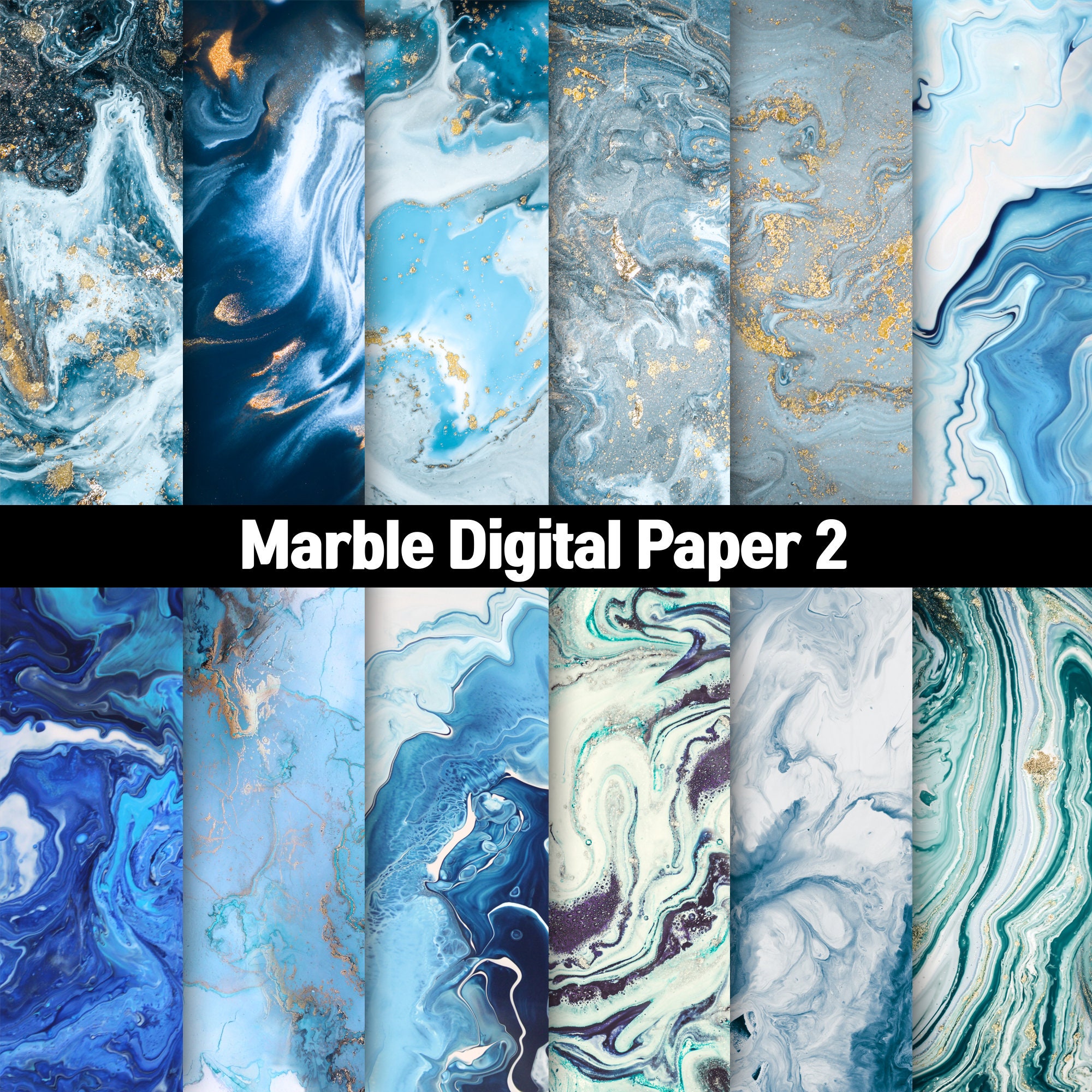 Marble Digital Paper2 , Marble Textures, Instant Download for ...
