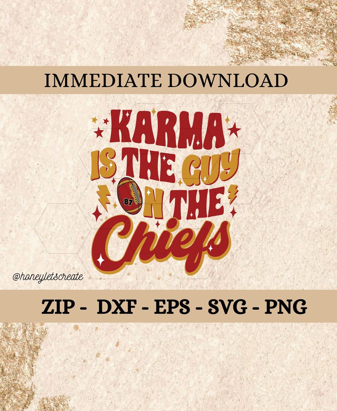 Karma is the Guy on the Chiefs Kelce Swift KC Taylor Instant Download ...