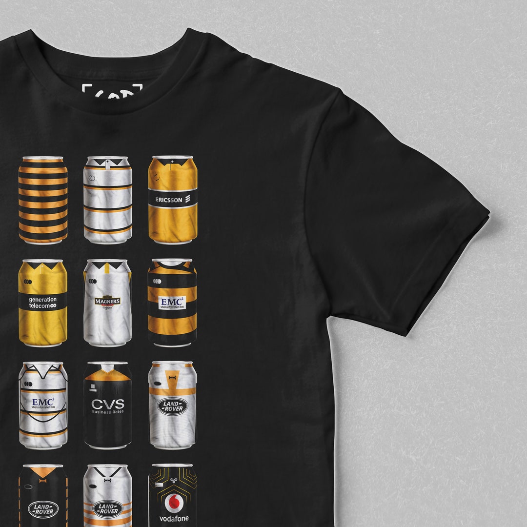 Wasps Rugby Union Classic Kit Can Print | Wasps Rugby Gifts - Etsy