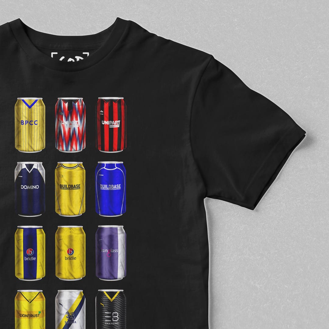 Oxford Utd Classic Can T-shirt | Oxford Utd Gifts | Retro Football ...