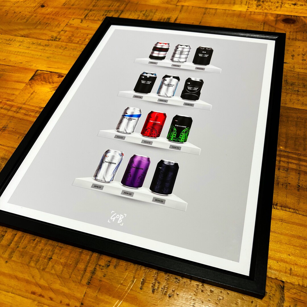 Exeter Chiefs Rugby Union Classic Can Kit Print | Exeter Chiefs Rugby ...