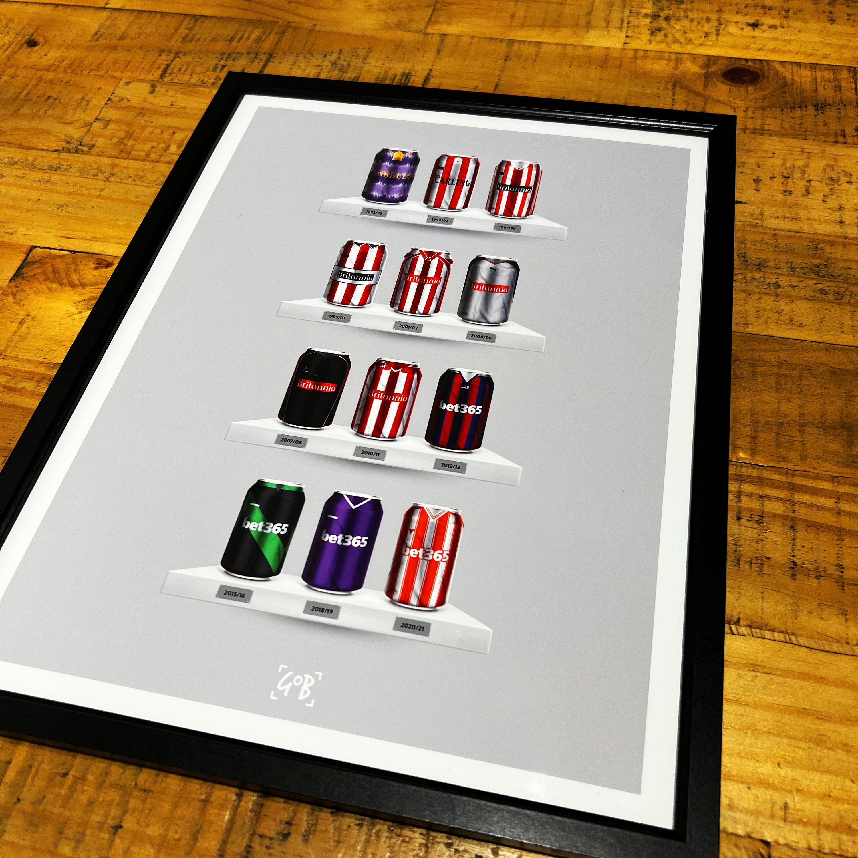 Stoke City FC Classic Kit Can Print Stoke City Gifts - Etsy UK