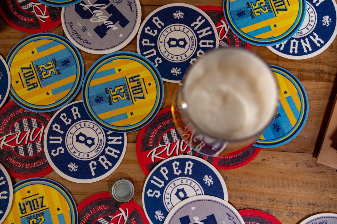 Blues Brews - Chelsea FC Legends Beer Mat | Chelsea Gifts - Etsy