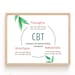 CBT School Counselor Posters Social Work Poster Psychologist - Etsy