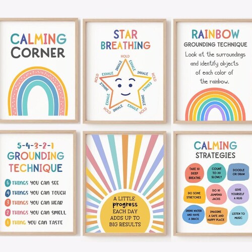 Calm Corner Sign for Classroom Decor Printable Calming Corner - Etsy