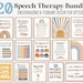 20 Speech Therapy Room Posters SLP Decor Sign Bundle Language ...