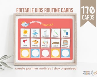 Kids Routine Chart Board - Etsy