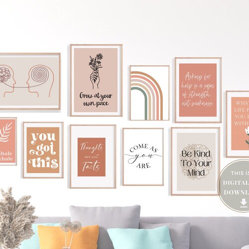 11 Boho School Psychology Office Decor Social Worker Poster - Etsy