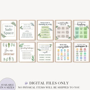 15 Social Worker Office Decor School Counselor Poster Social Work Wall ...