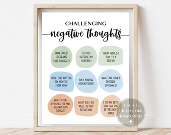 Boho 30 School Psychology Office Decor Poster Counselling Wall Art ...