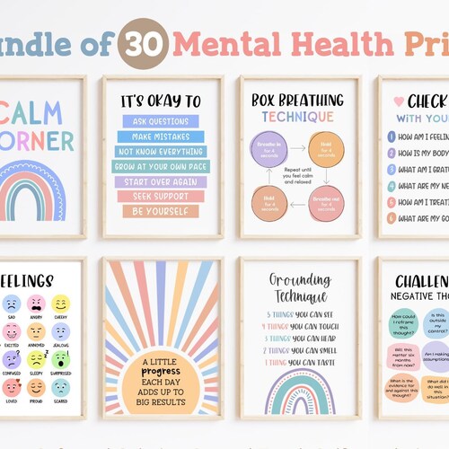28 Social Emotional Learning Posters Kids SEL School Counselor - Etsy