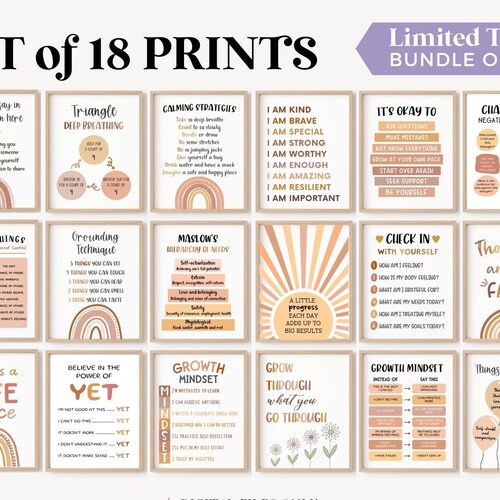 Boho School Counselor Office Decor Counseling Poster Social - Etsy