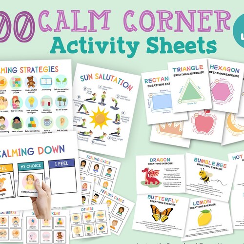 150 Calm Down Corner Kit Posters Sign Calming Decor Prints - Etsy
