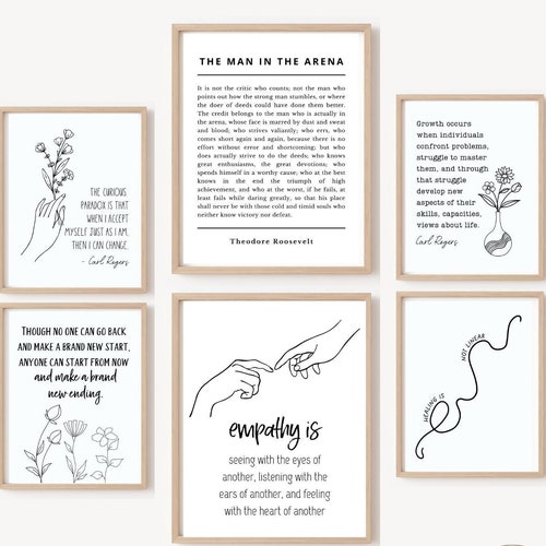 16 Therapist Office Decor Social Worker Posters Therapy Wall - Etsy