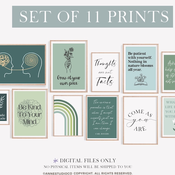 Therapy Wall Art - Etsy