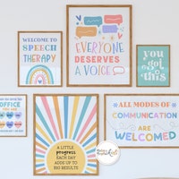 42 Speech & Language Therapy Room Decor Posters - Etsy