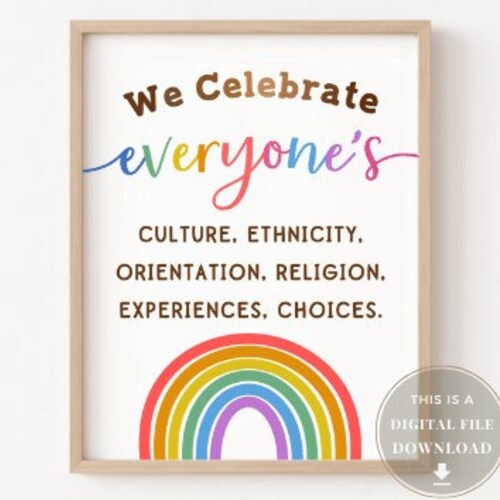 Inclusive School Counselor Office Decor Counseling Poster - Etsy