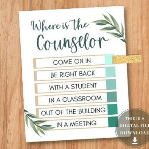 Inclusion School Counseling Office Decor Posters Counselor | Etsy