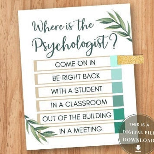 Social Worker Office Decor Work Poster School Psych Posters - Etsy