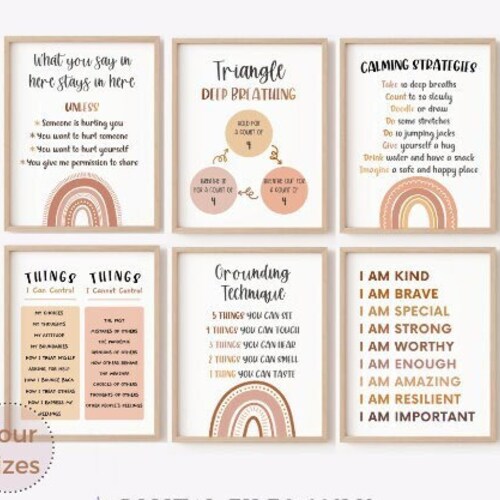 Counseling Office Decor School Counselor Posters Therapy Wall - Etsy
