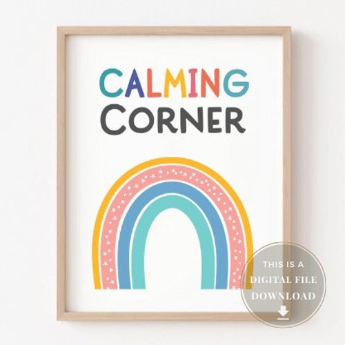 Calm Corner Decor Printables School Counselor Posters - Etsy