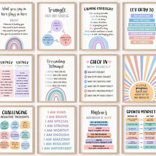 20 Social Worker Office Decor Poster School Psychologist Wall - Etsy