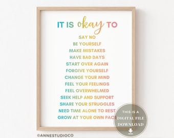 School Psychologist Poster Counseling Office Decor Social Work ...