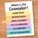School Counseling Office Sign Door Counselor Decor Where is the ...
