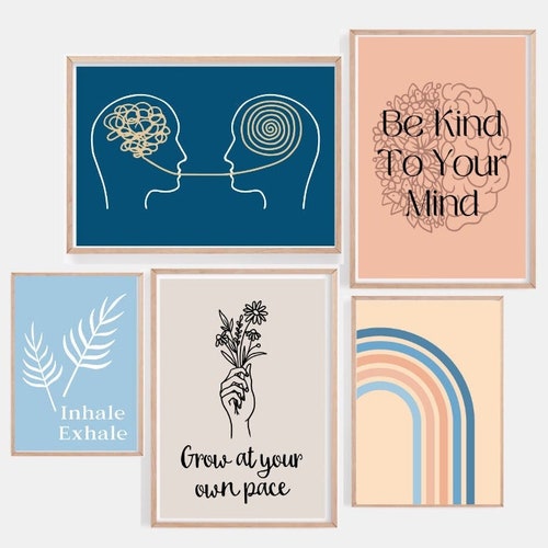 Bundle Set of 8 School Social Work Office Decor Prints - Etsy