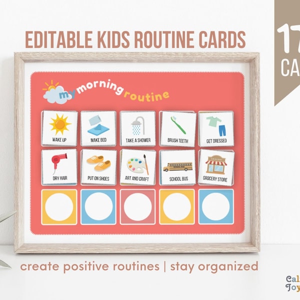 Routine Chart - Etsy