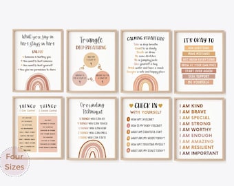 Bundle Set School Counselor Office Decor Counseling Posters - Etsy
