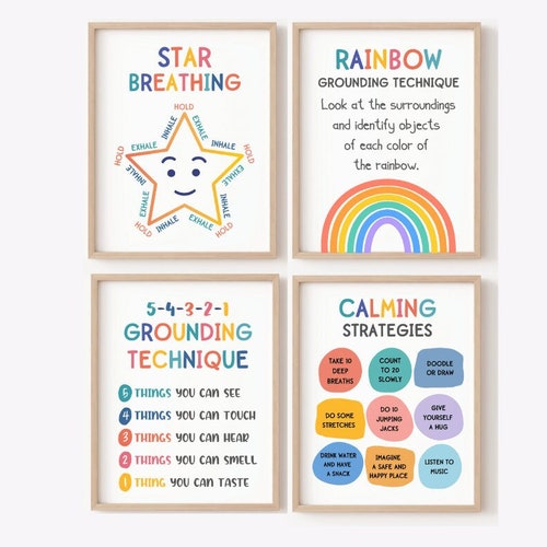 Calm Down Corner Posters Printable School Counselor Poster - Etsy